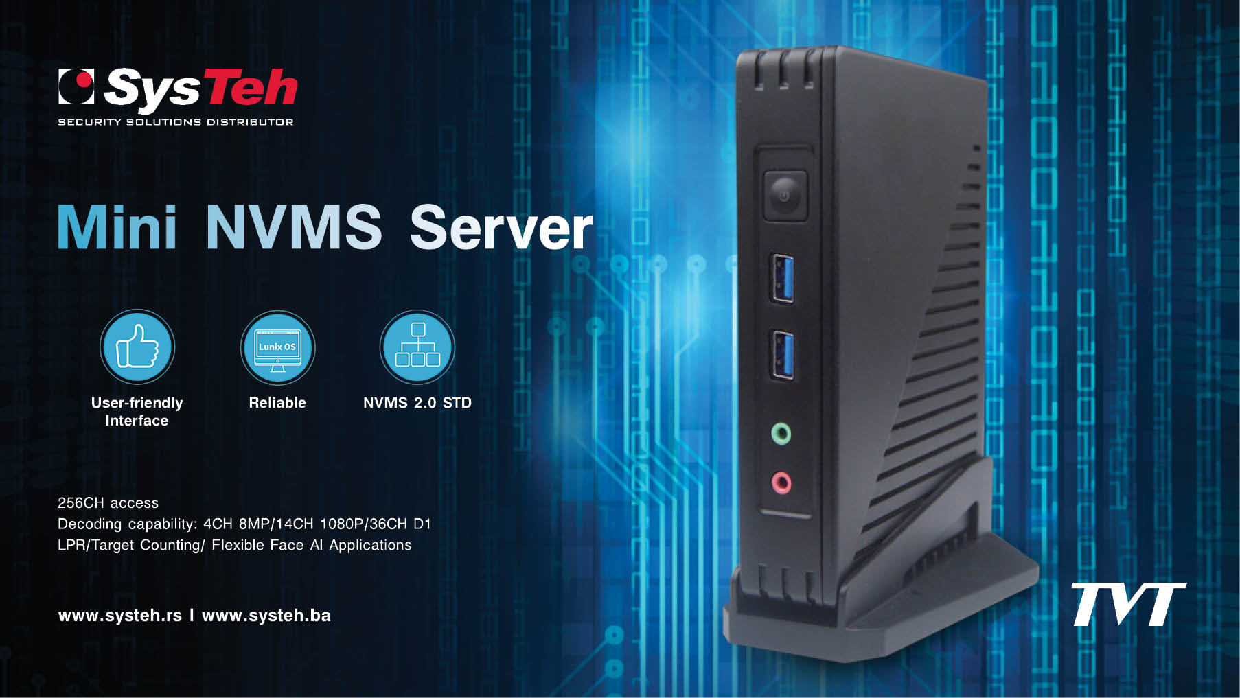 TVT DIGITAL A300-MTC-E – SysTeh